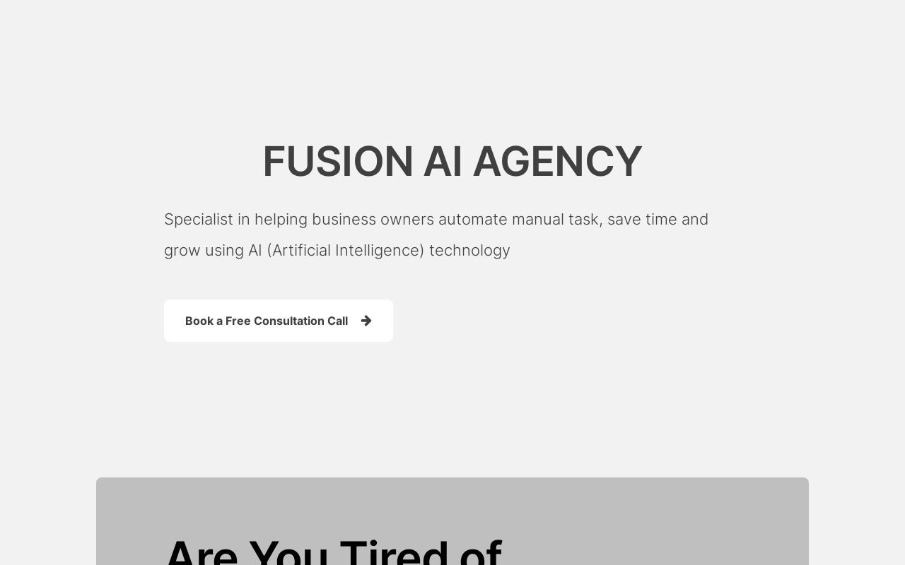 Fusion AI Agency